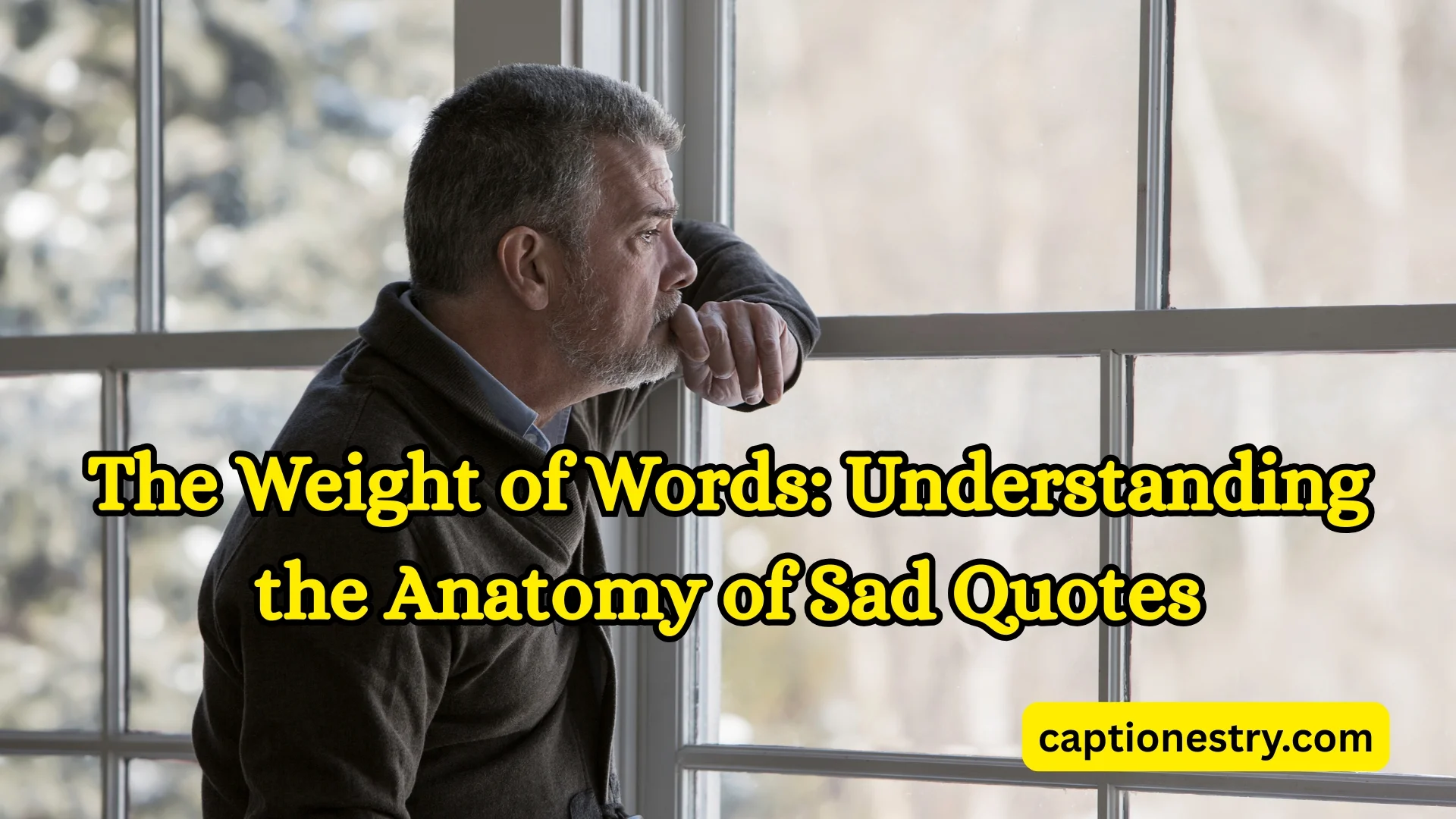 The Weight of Words: Understanding the Anatomy of Sad Quotes