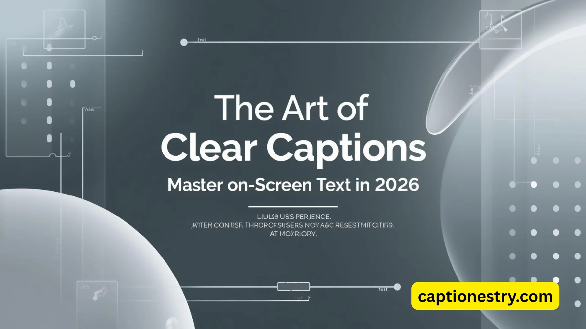 The Art of Clear Captions: Master On-Screen Text in 2026